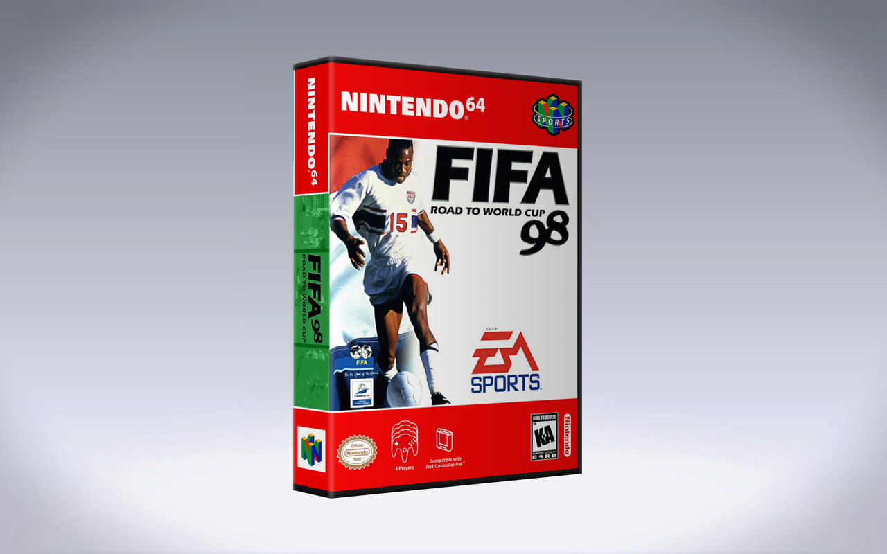 Gaming Relics - Nintendo 64 - Vertical Style - FIFA '98: Road to the ...