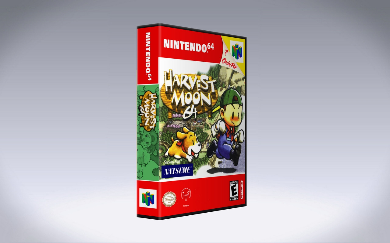 Gaming Relics - Nintendo 64 - Vertical Style - Harvest Moon 64