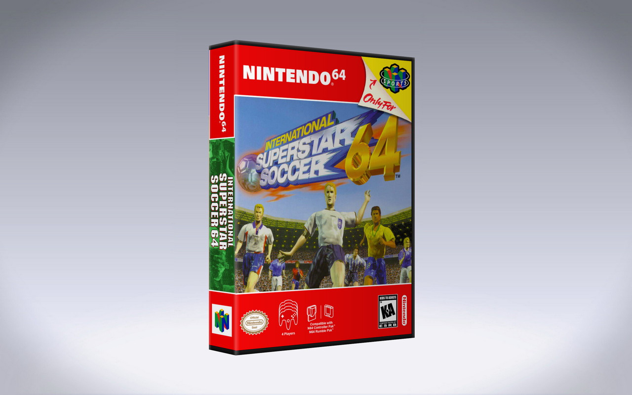 Gaming Relics - Nintendo 64 - Vertical Style - International Superstar ...