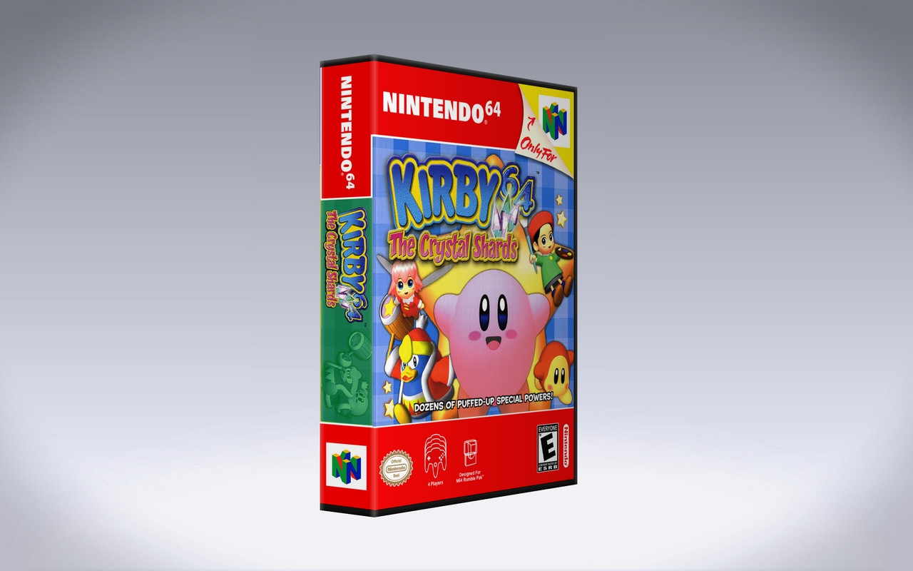 Gaming Relics - Nintendo 64 - Vertical Style - Kirby 64: The Crystal Shards