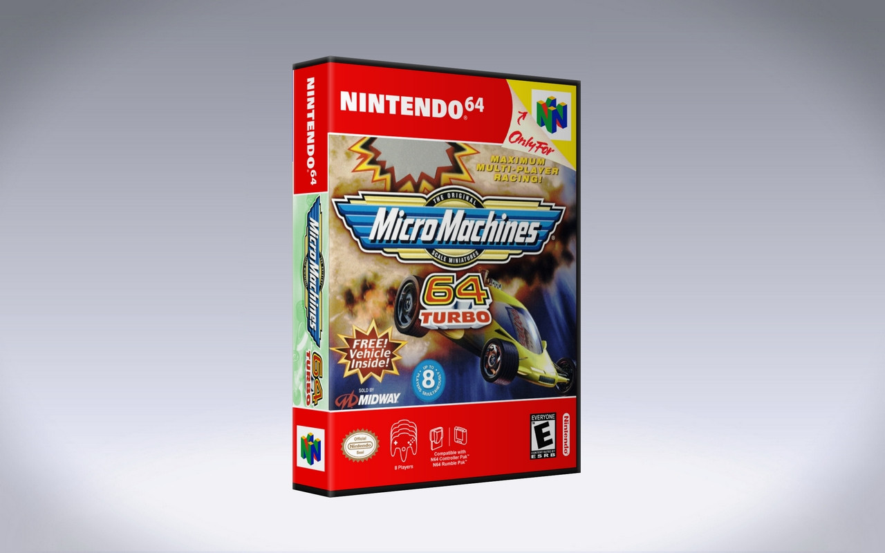 Gaming Relics - Nintendo 64 - Vertical Style - Micro Machines 64 Turbo