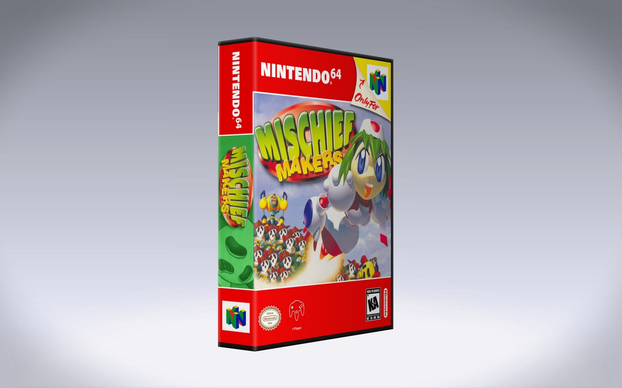 Gaming Relics - Nintendo 64 - Vertical Style - Mischief Makers