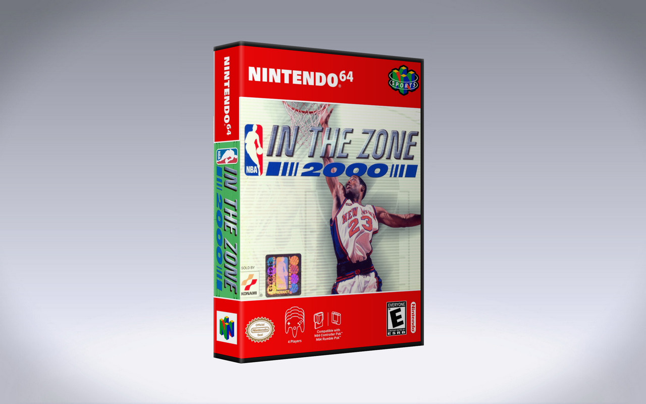 Gaming Relics - Nintendo 64 - Vertical Style - NBA In the Zone 2000