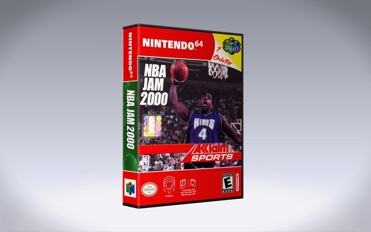 Gaming Relics - Nintendo 64 - Vertical Style - NBA Jam 2000