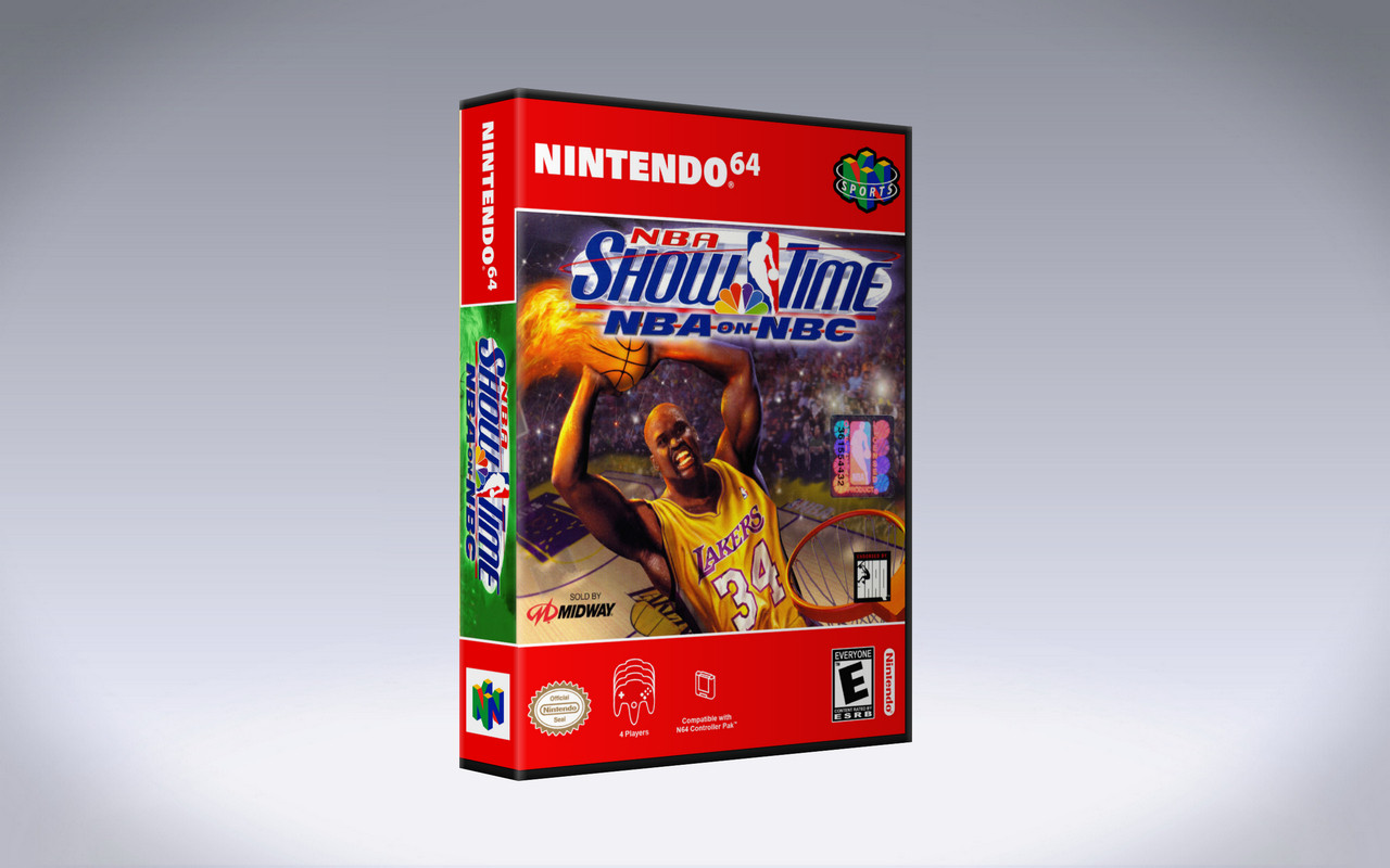 Gaming Relics - Nintendo 64 - Vertical Style - NBA Show Time: NBA on NBC