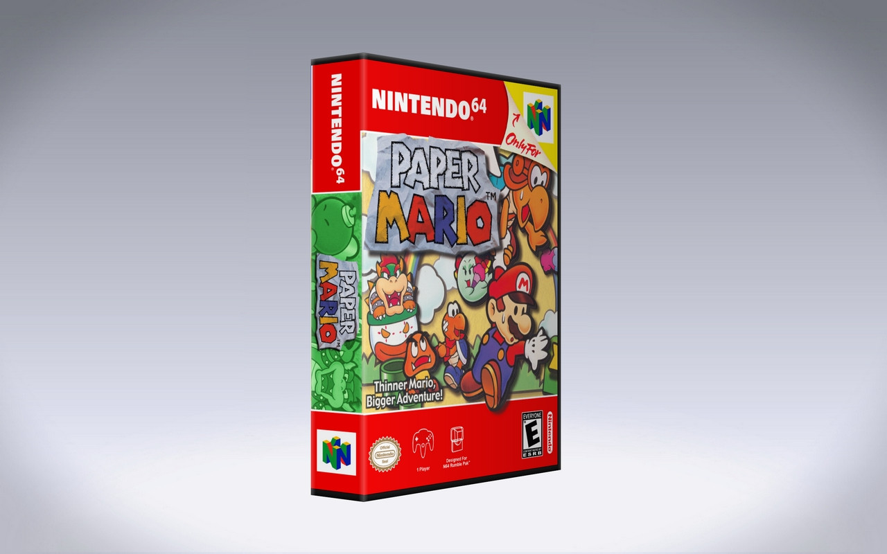 Gaming Relics - Nintendo 64 - Vertical Style - Paper Mario