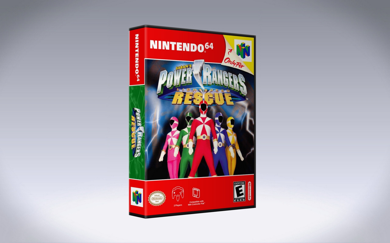 Gaming Relics - Nintendo 64 - Vertical Style - Power Rangers ...