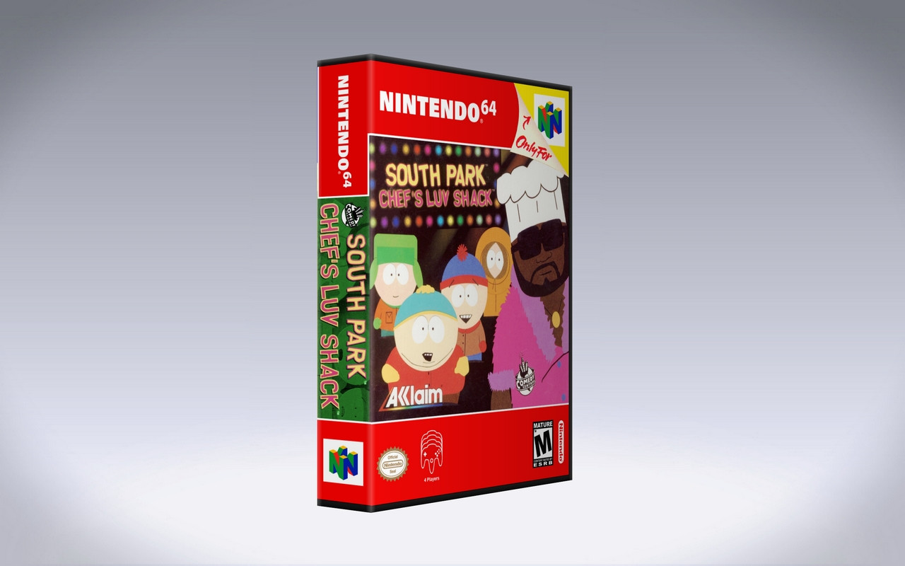 Gaming Relics - Nintendo 64 - Vertical Style - South Park: Chef's Luv Shack