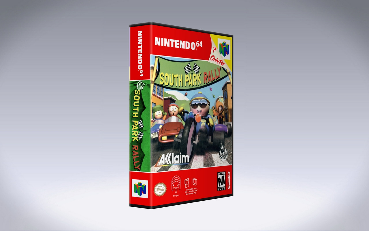 Gaming Relics - Nintendo 64 - Vertical Style - South Park Rally