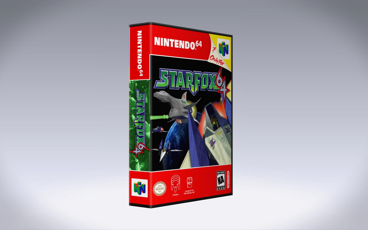 Gaming Relics - Nintendo 64 - Vertical Style - Star Fox 64