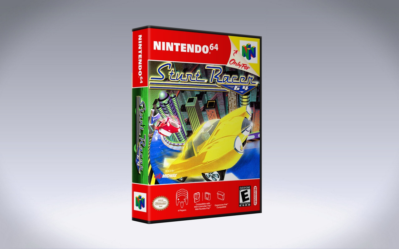 Gaming Relics - Nintendo 64 - Vertical Style - Stunt Racer 64