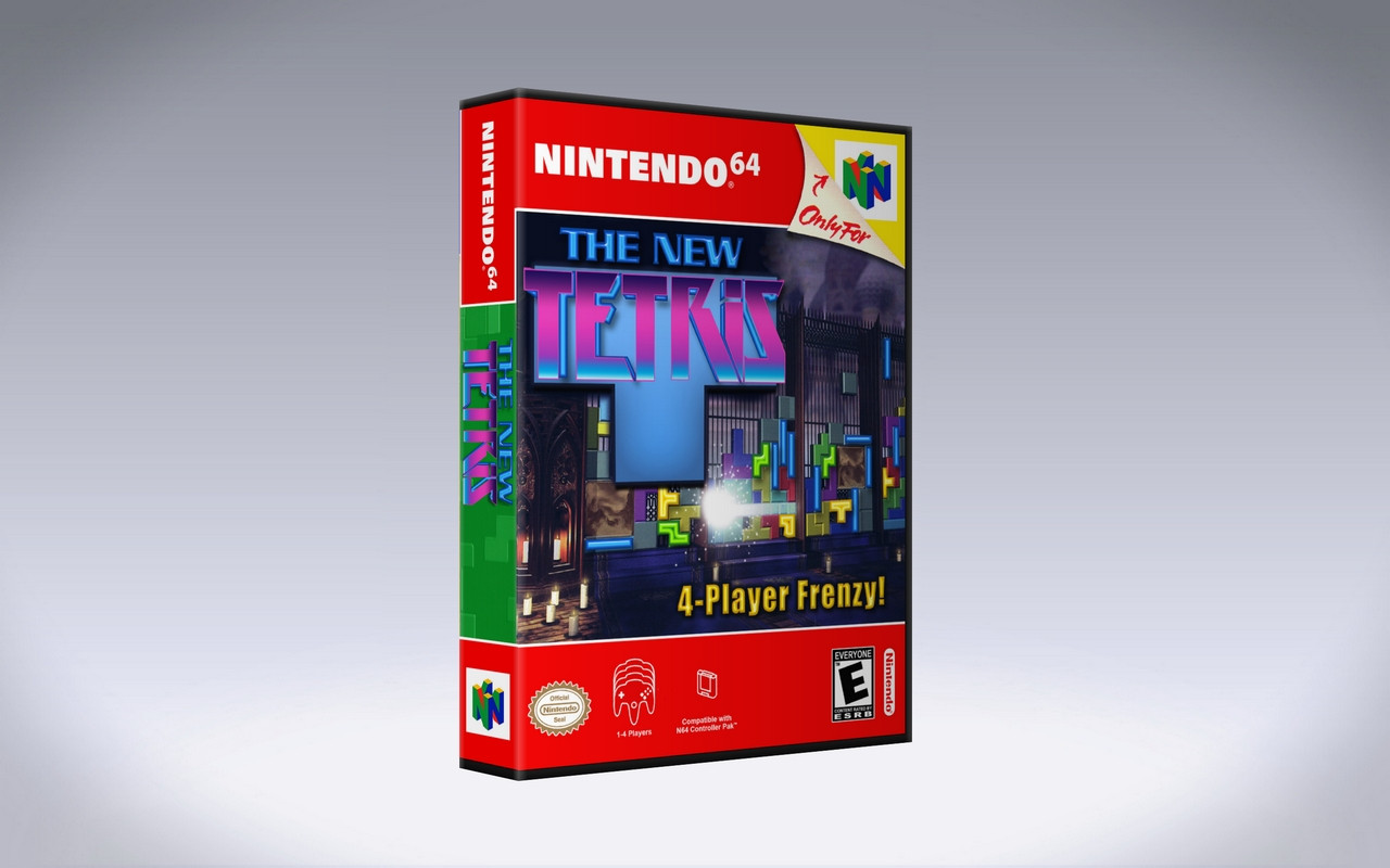 Gaming Relics - Nintendo 64 - Vertical Style - New Tetris, The