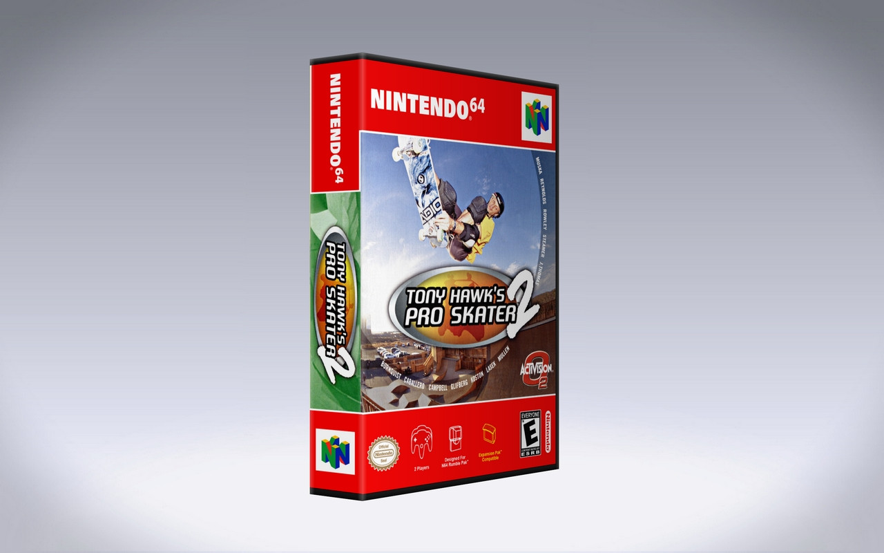 Gaming Relics - Nintendo 64 - Vertical Style - Tony Hawk's Pro Skater 2