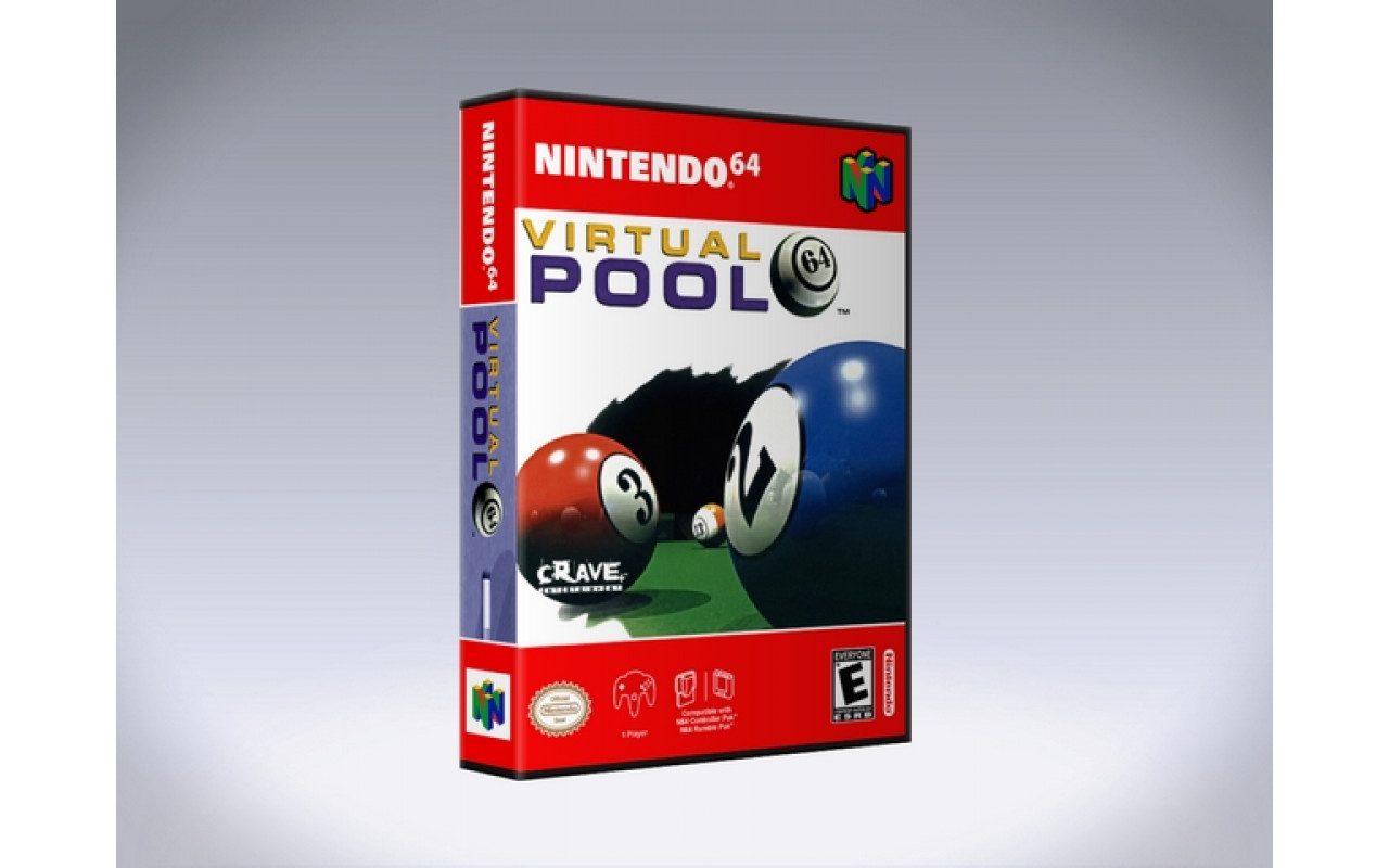 Gaming Relics - Nintendo 64 - Vertical Style - Virtual Pool 64
