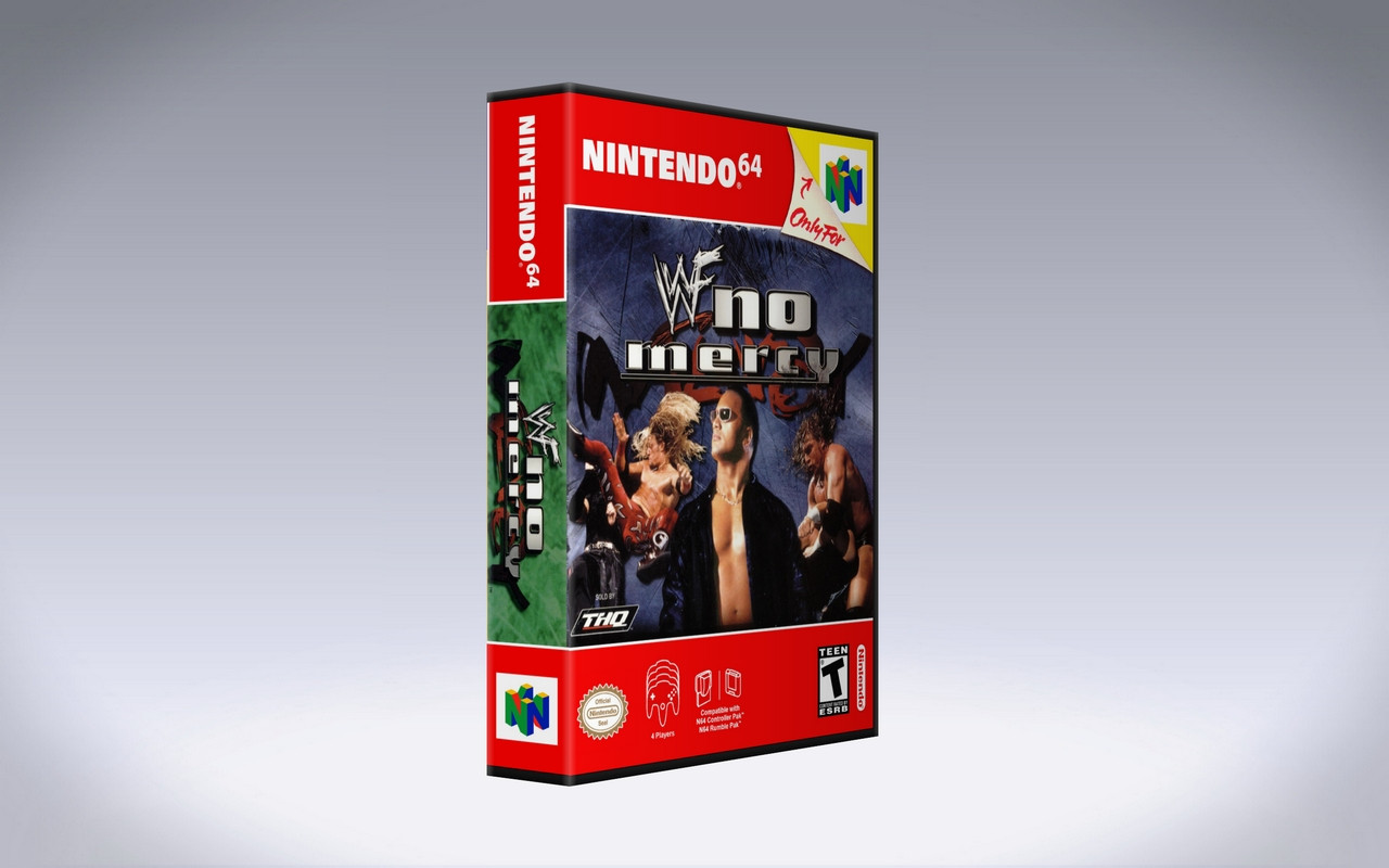 Gaming Relics - Nintendo 64 - Vertical Style - WWF No Mercy