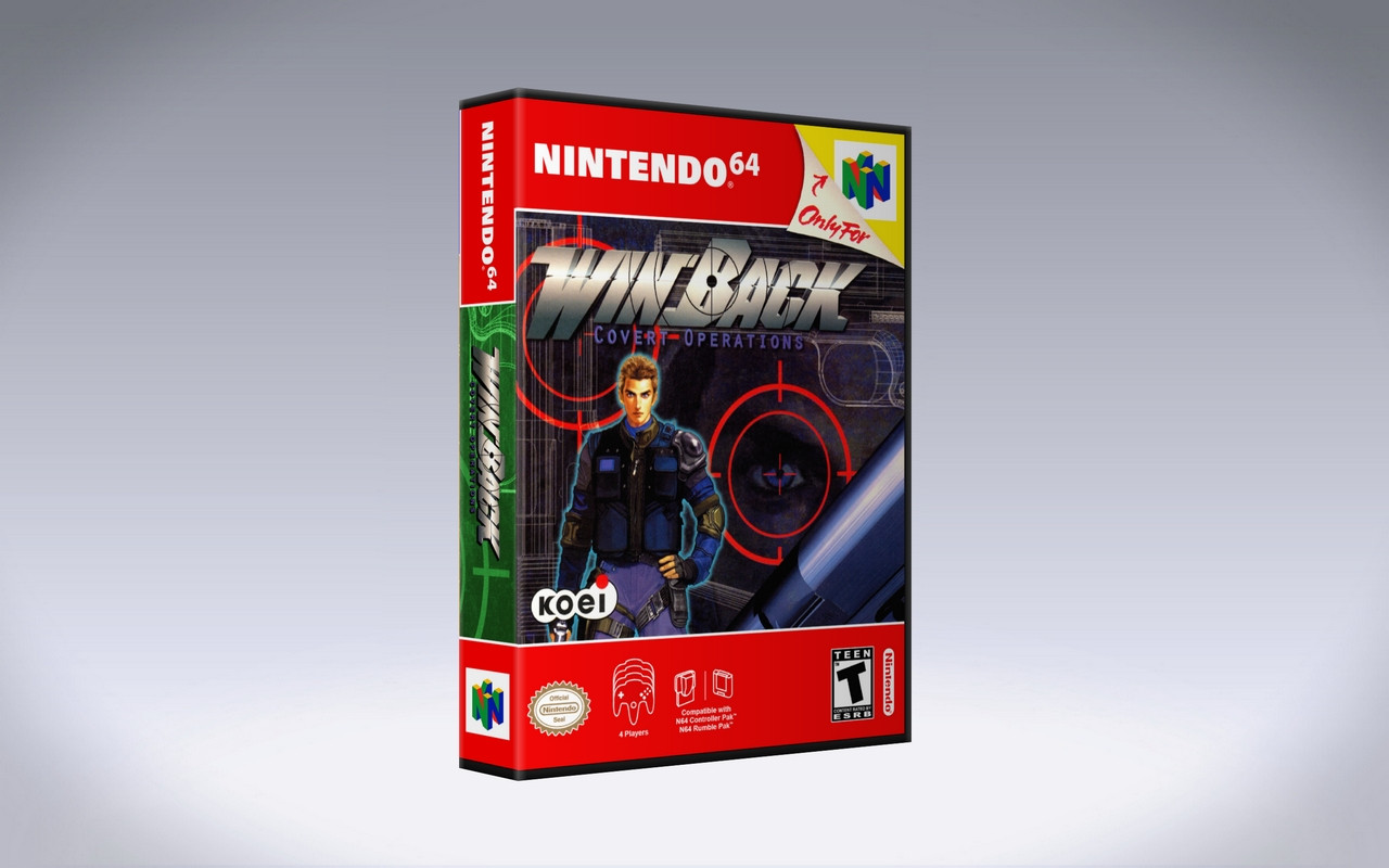 Gaming Relics - Nintendo 64 - Vertical Style - WinBack: Covert Operations