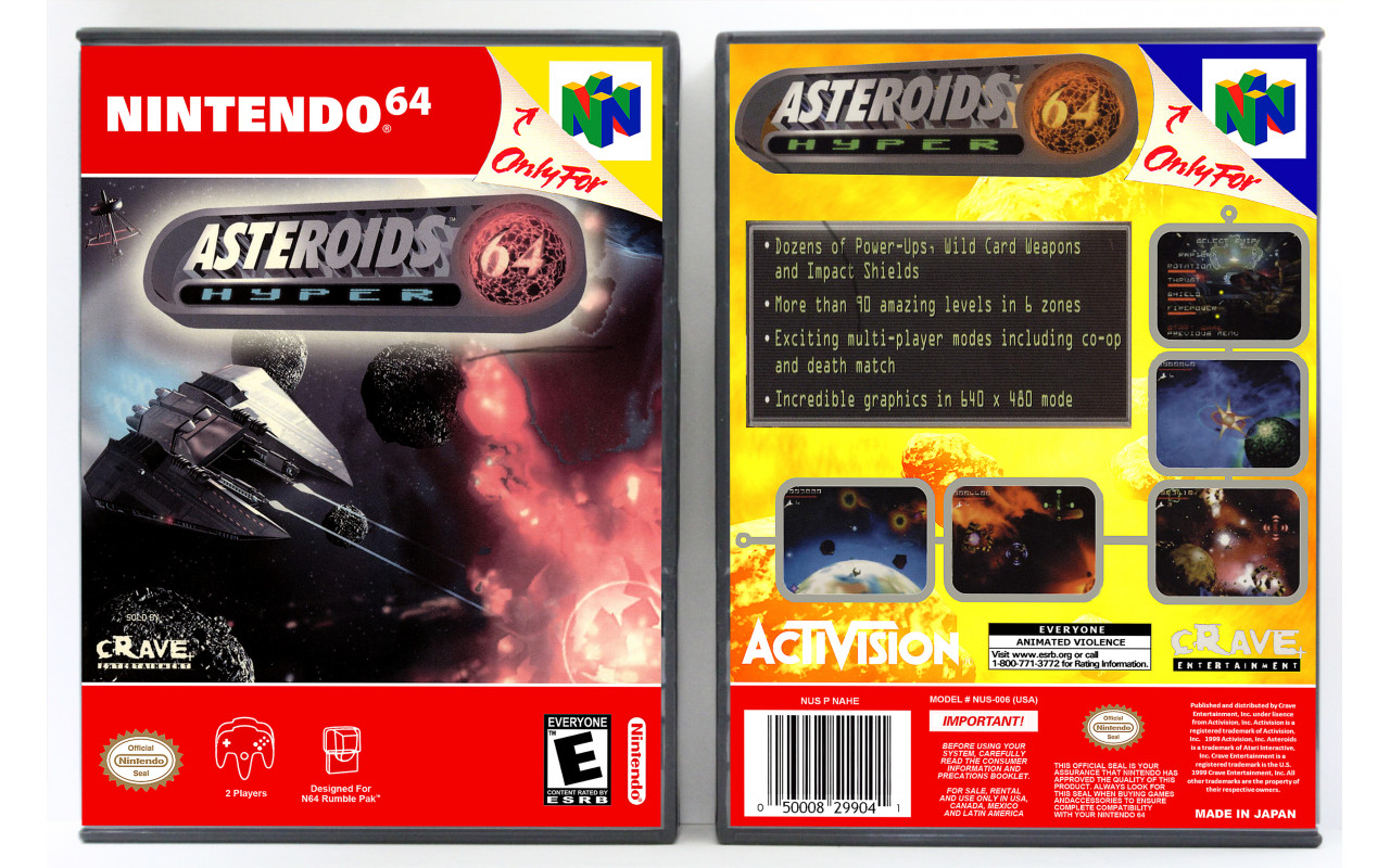 Gaming Relics - Asteroids Hyper 64