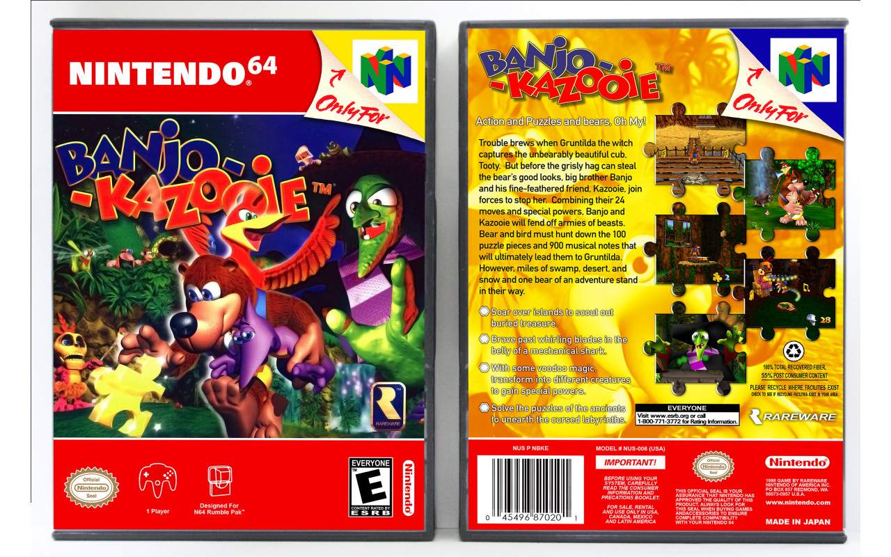 Gaming Relics - Nintendo 64 - Banjo-Kazooie