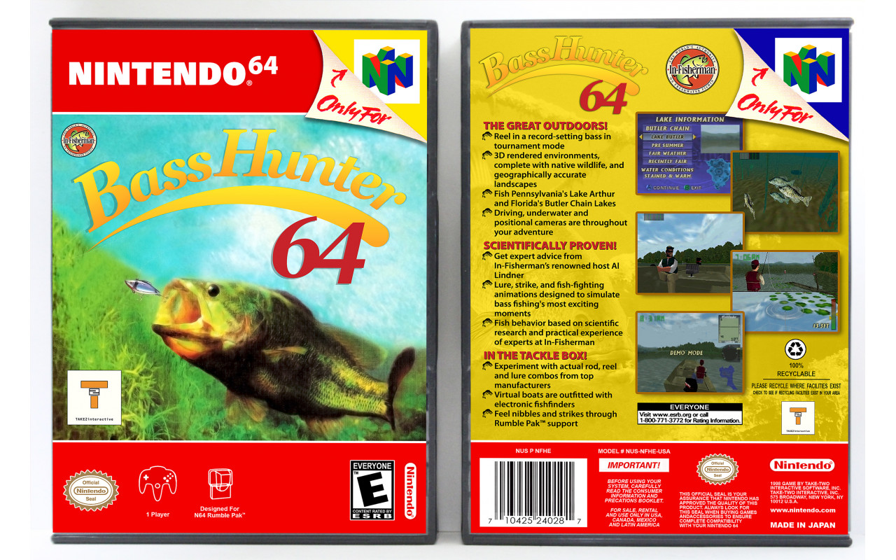 Gaming Relics - Nintendo 64 - Bass Hunter 64