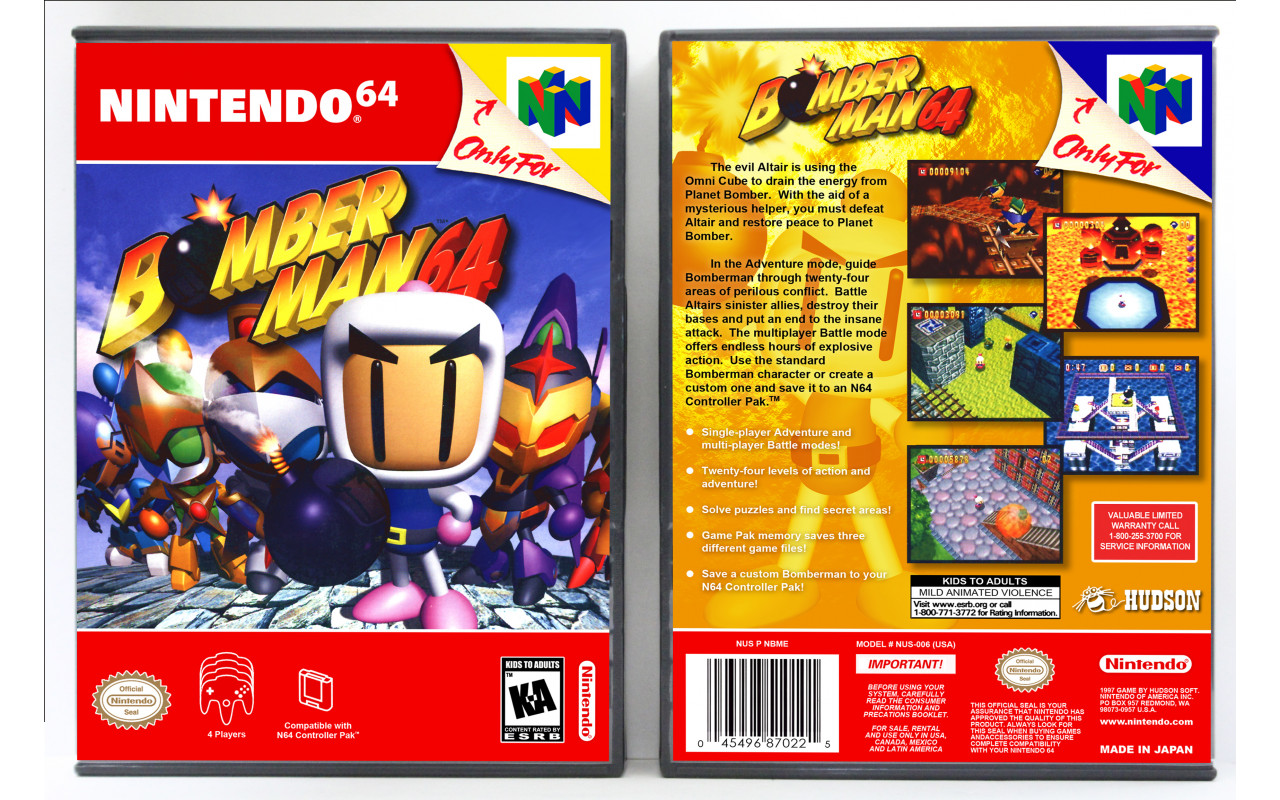 Gaming Relics - Nintendo 64 - Bomberman 64