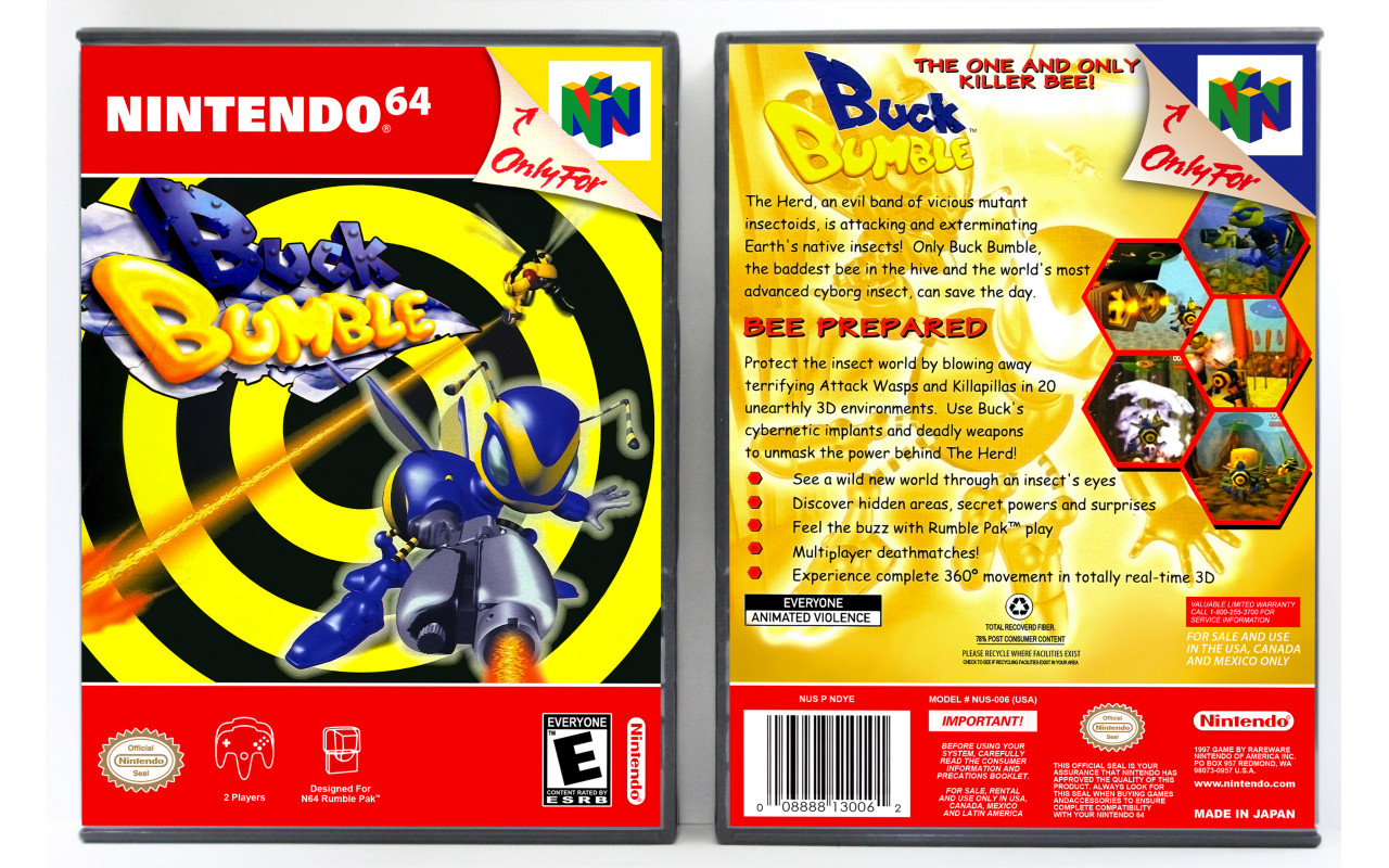 Gaming Relics - Nintendo 64 - Buck Bumble