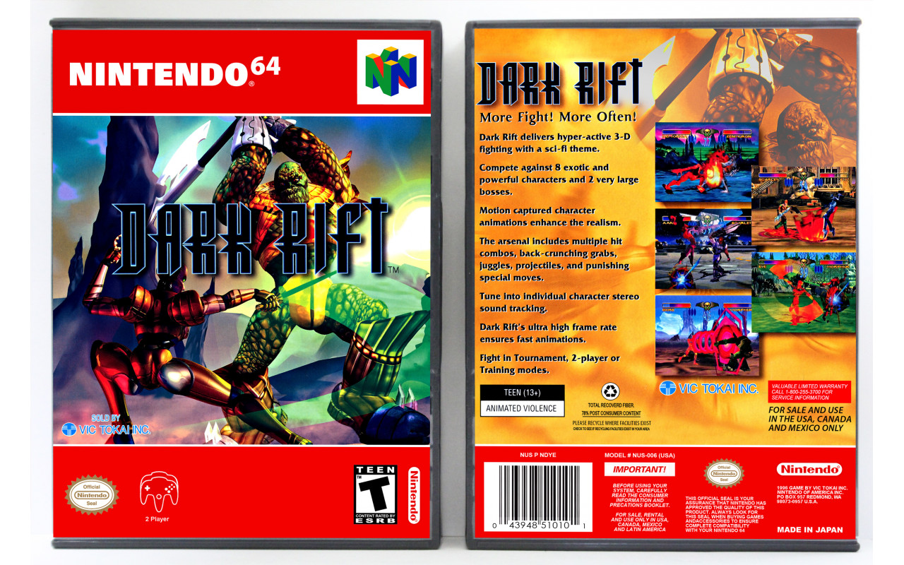 Gaming Relics - Nintendo 64 - Dark Rift