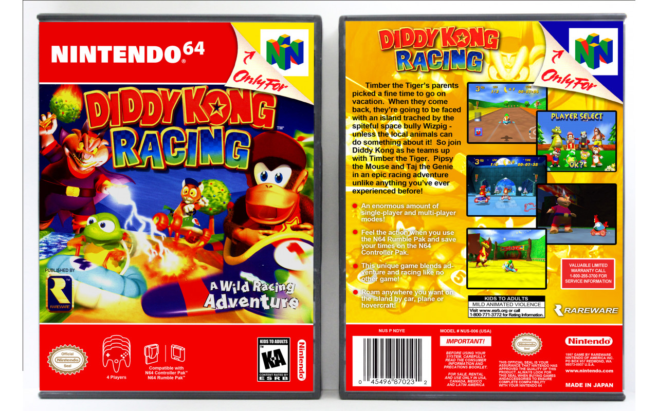 Gaming Relics - Nintendo 64 - Diddy Kong Racing