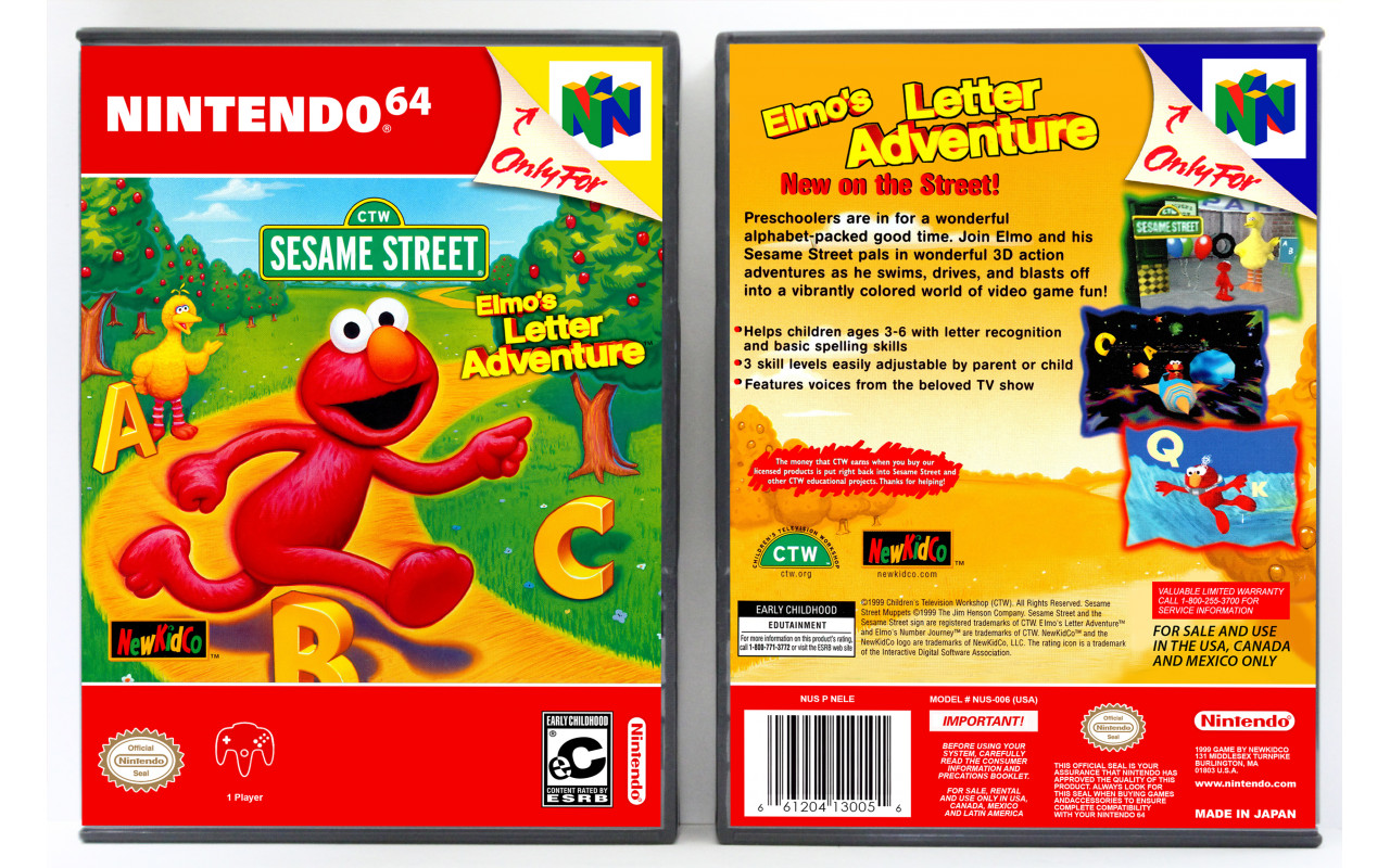Gaming Relics - Elmo's Letter Adventure