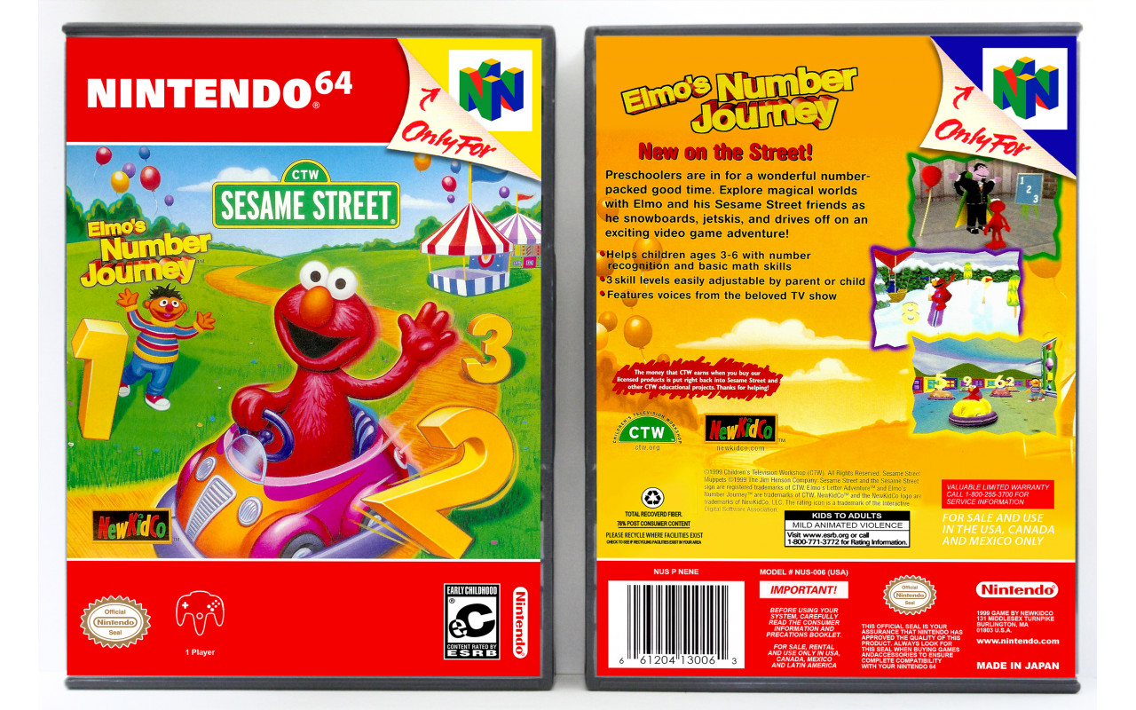 Gaming Relics - Elmo's Number Journey