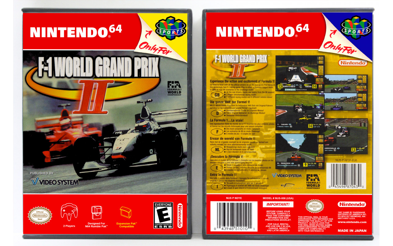 Gaming Relics - F-1 World Grand Prix II