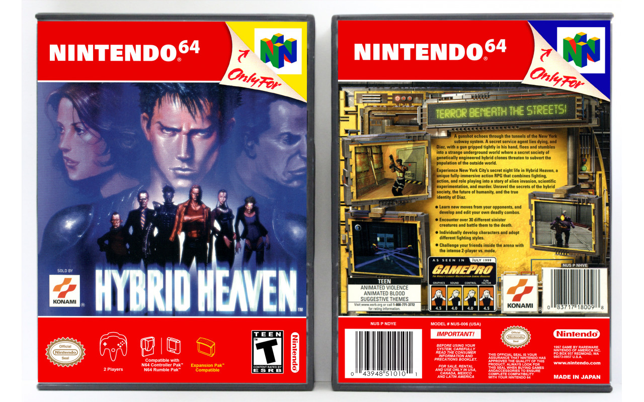 Gaming Relics - Nintendo 64 - Vertical Style - Hybrid Heaven