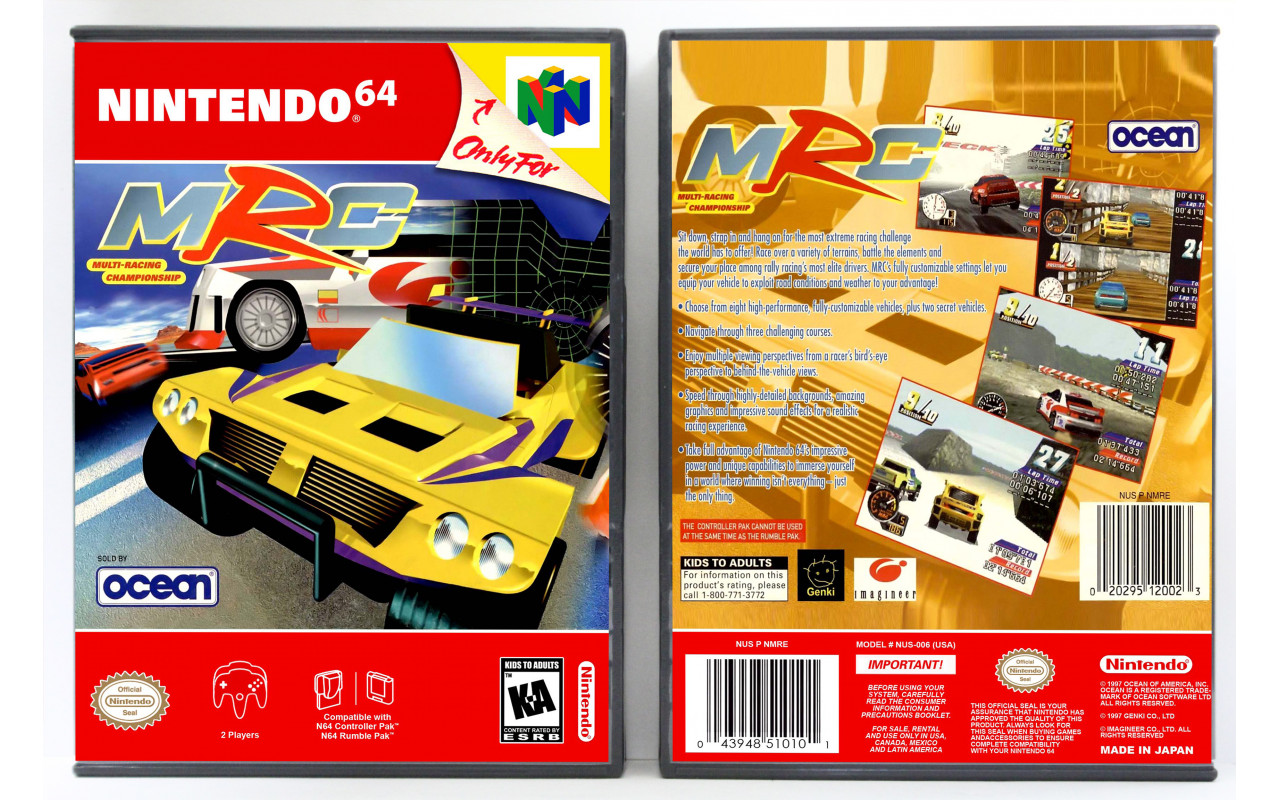 Gaming Relics - Nintendo 64 - Vertical Style - MRC: Multi-Racing ...