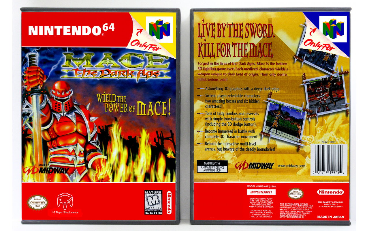 Gaming Relics - Nintendo 64 - Mace: The Dark Age