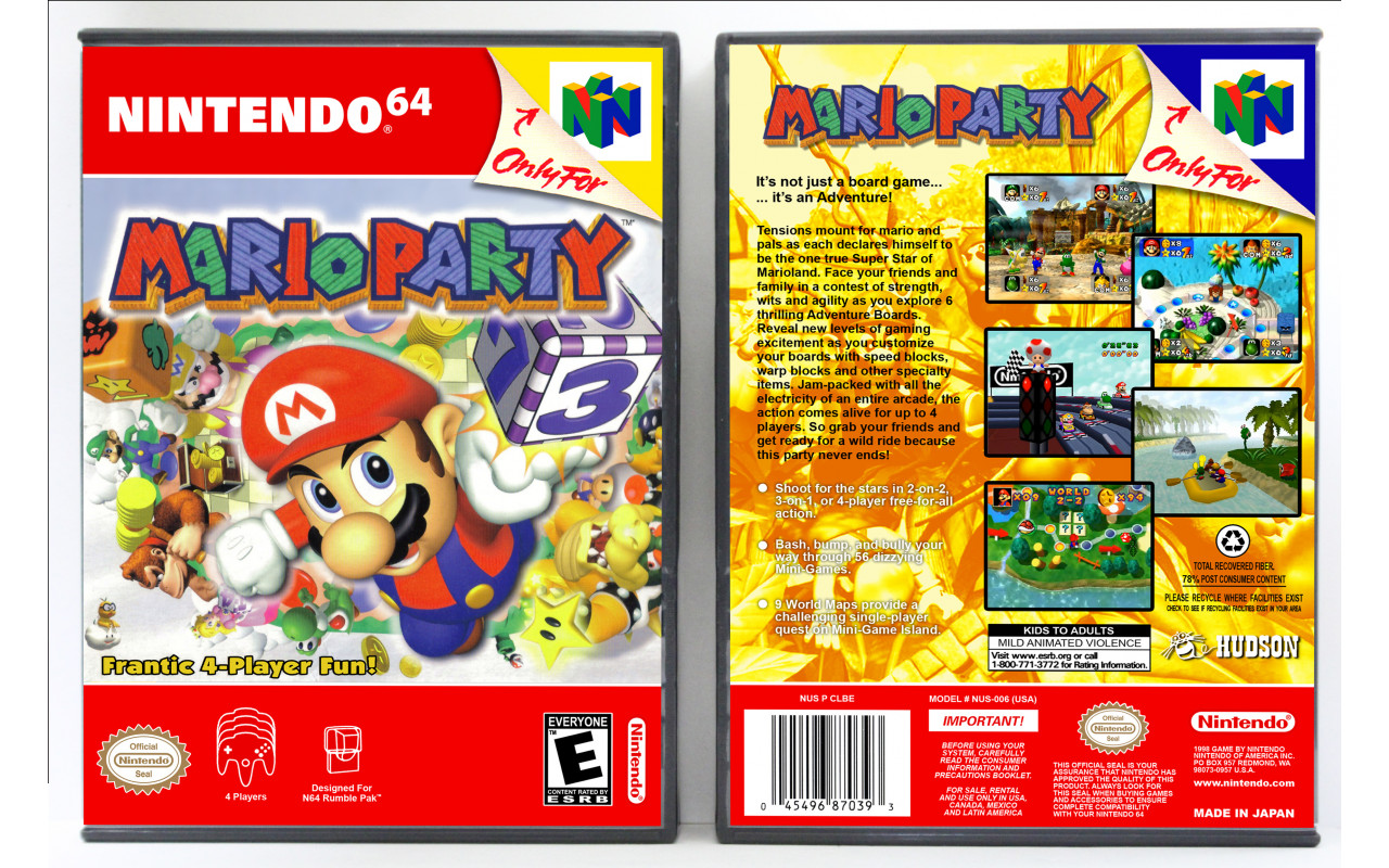Gaming Relics - Nintendo 64 - Mario Party