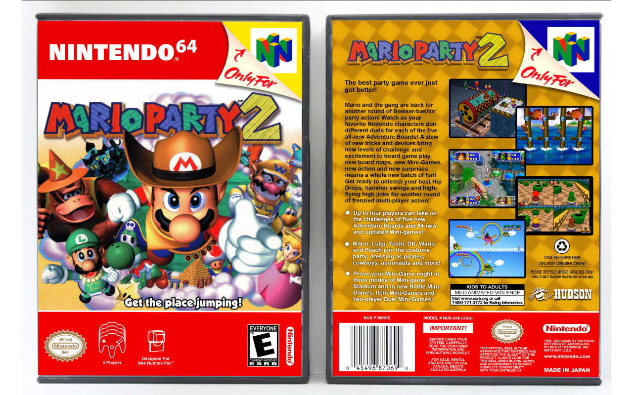 Gaming Relics - Nintendo 64 - Mario Party 2