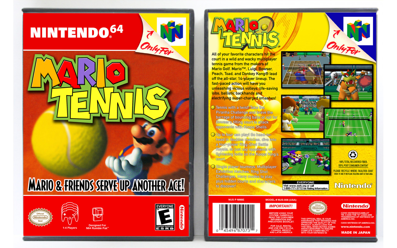 Gaming Relics - Nintendo 64 - Mario Tennis