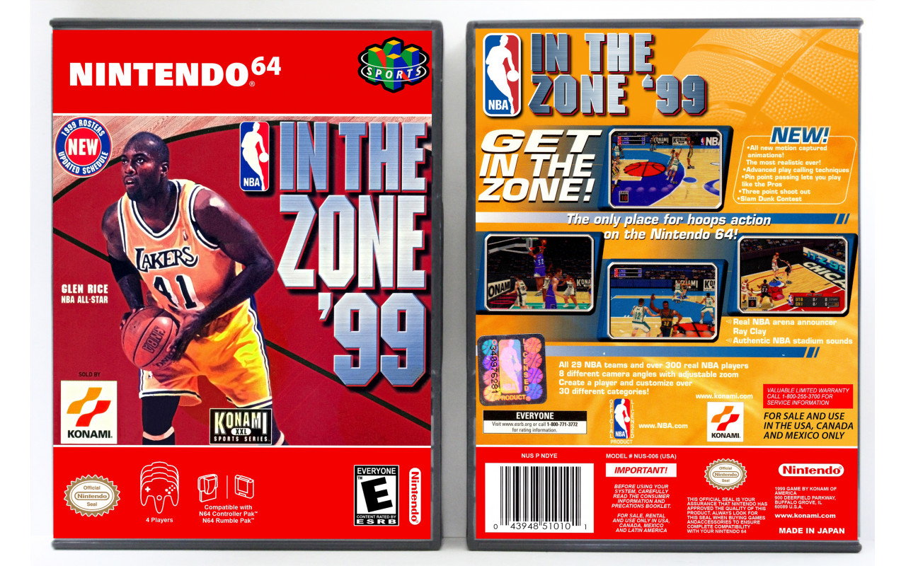 Gaming Relics - NBA In the Zone 99