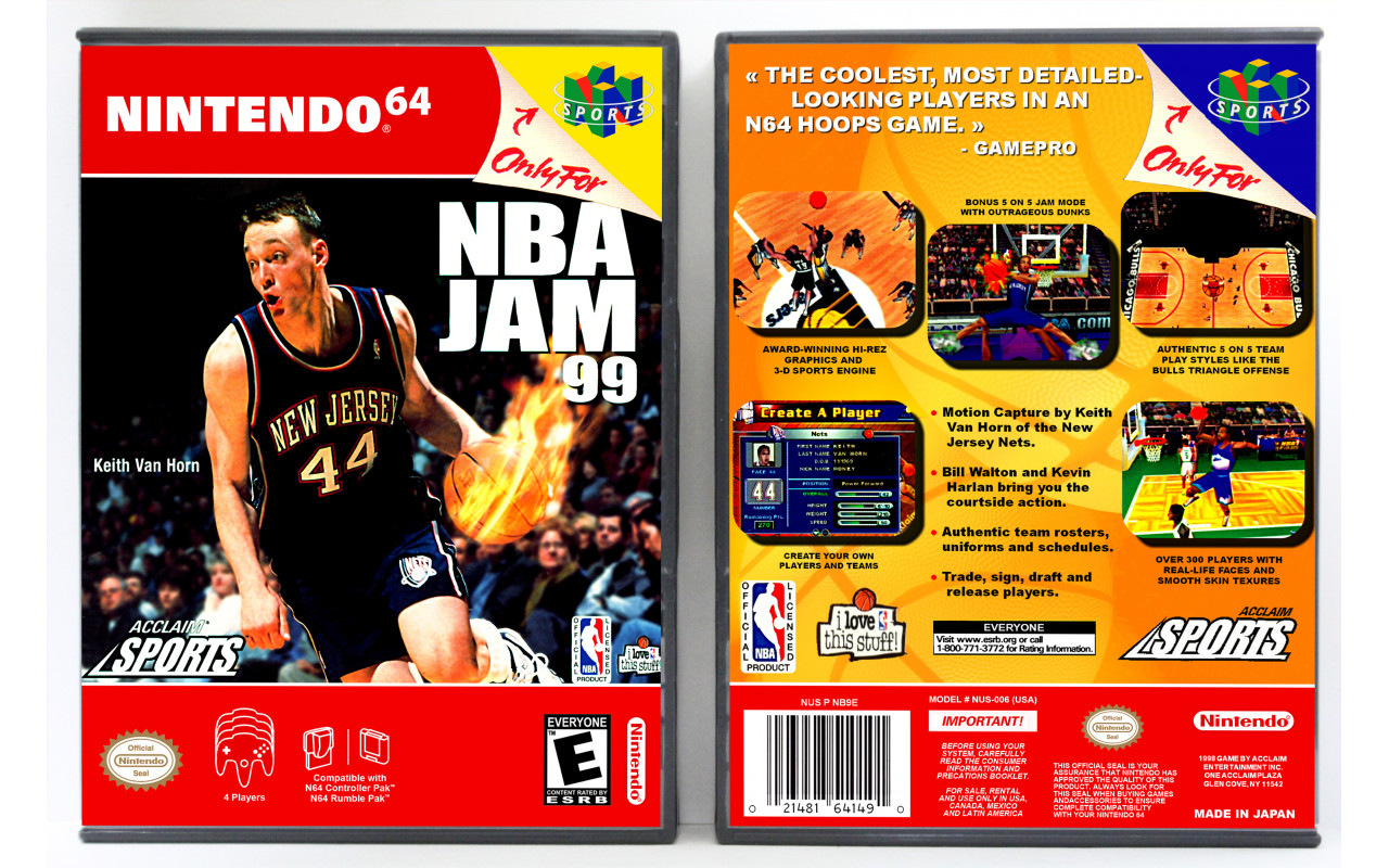 Gaming Relics - NBA Jam 99