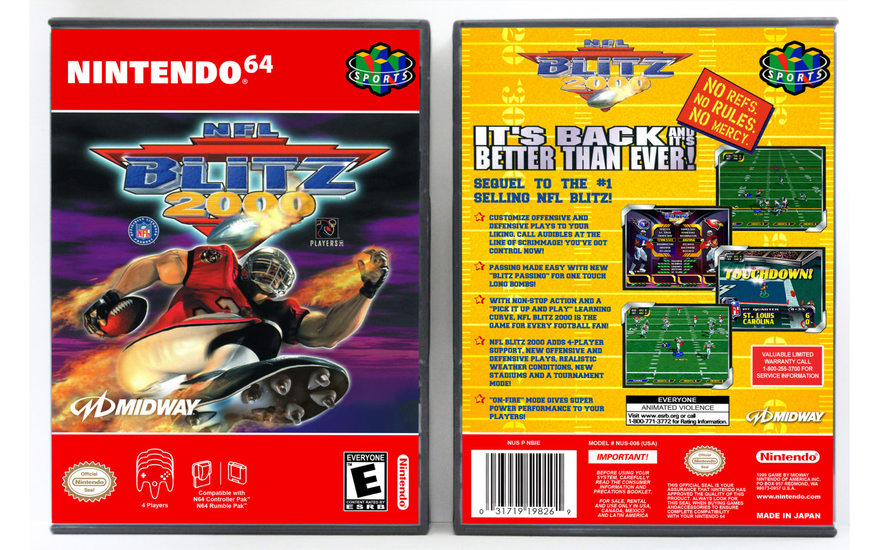 Gaming Relics - Nintendo 64 - NFL Blitz 2000
