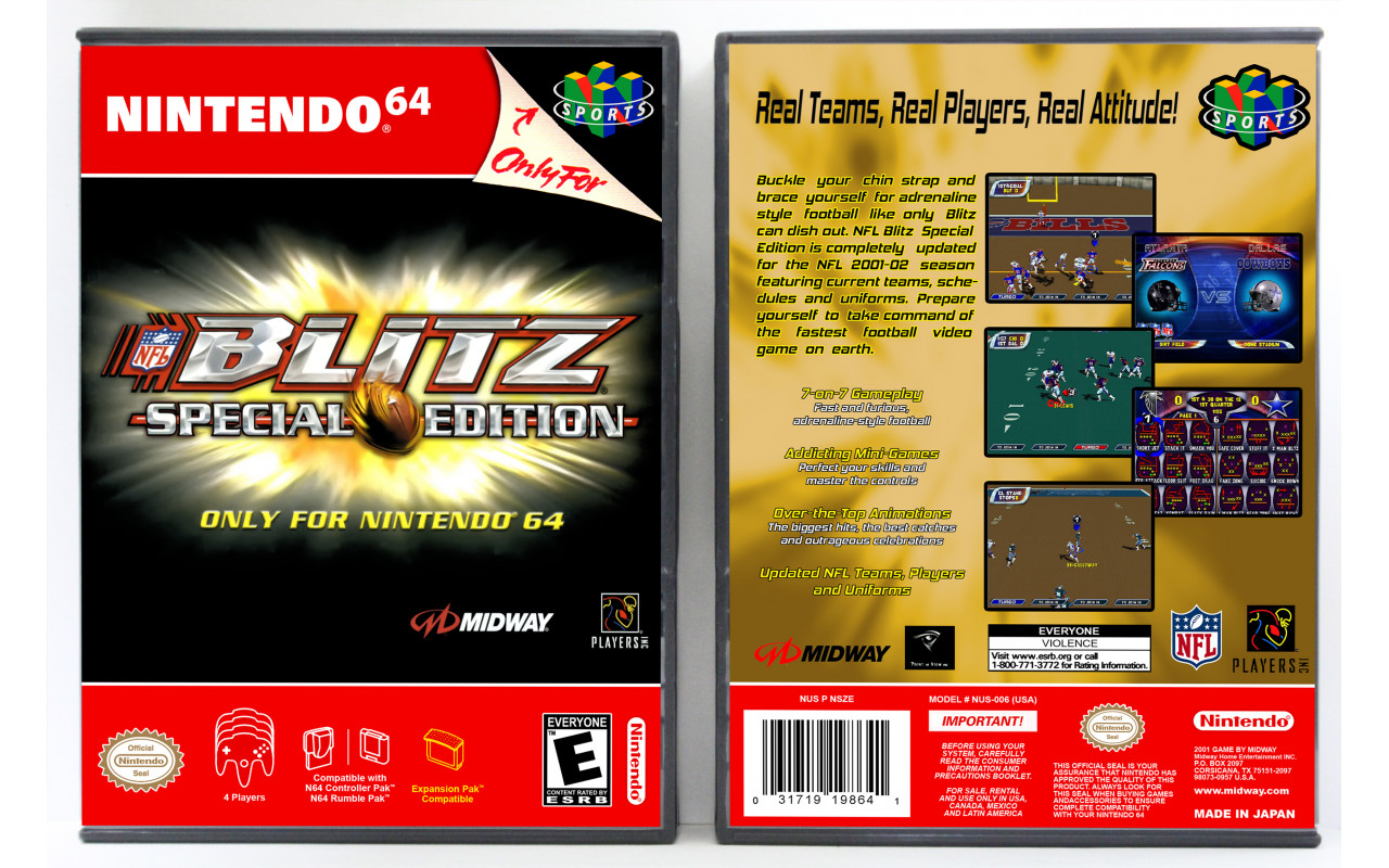 Gaming Relics - NFL Blitz Special Edition