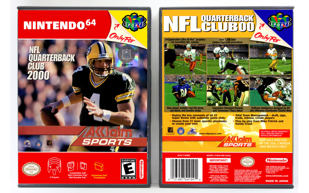 Gaming Relics - NFL Quarterback Club 2000