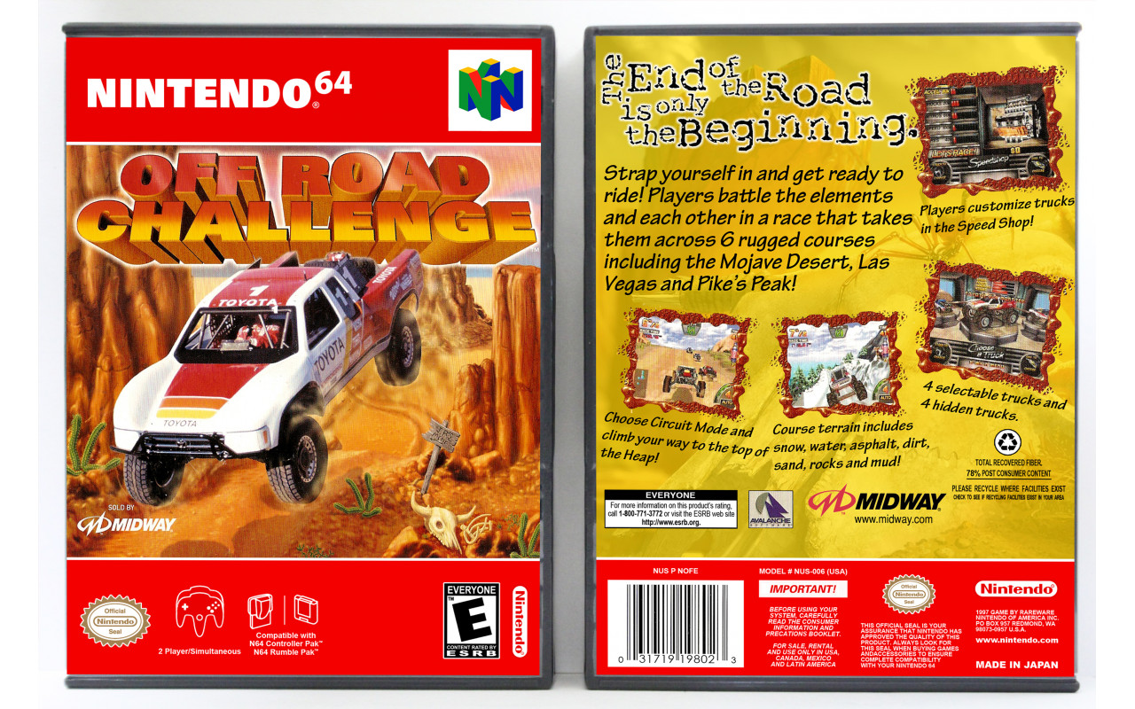 Gaming Relics - Nintendo 64 - Off Road Challenge