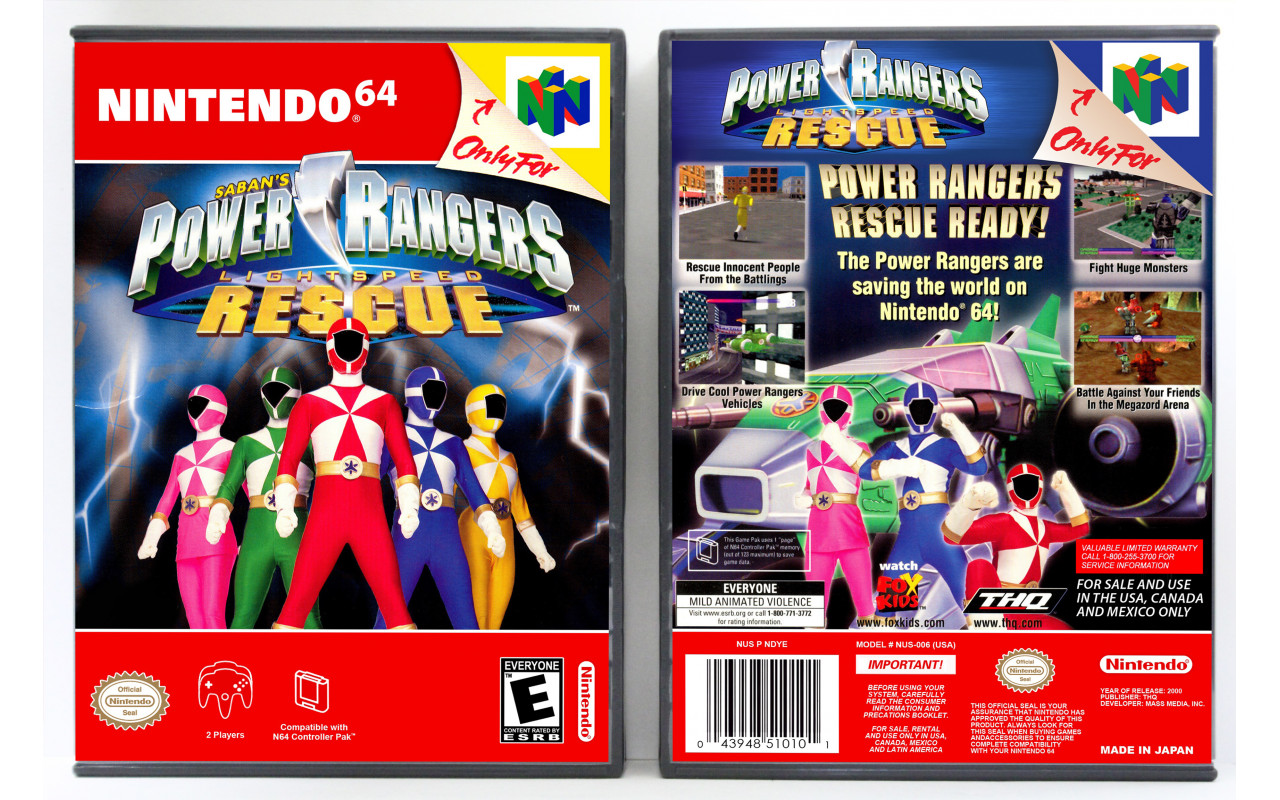 Gaming Relics - Power Rangers: Lightspeed Rescue