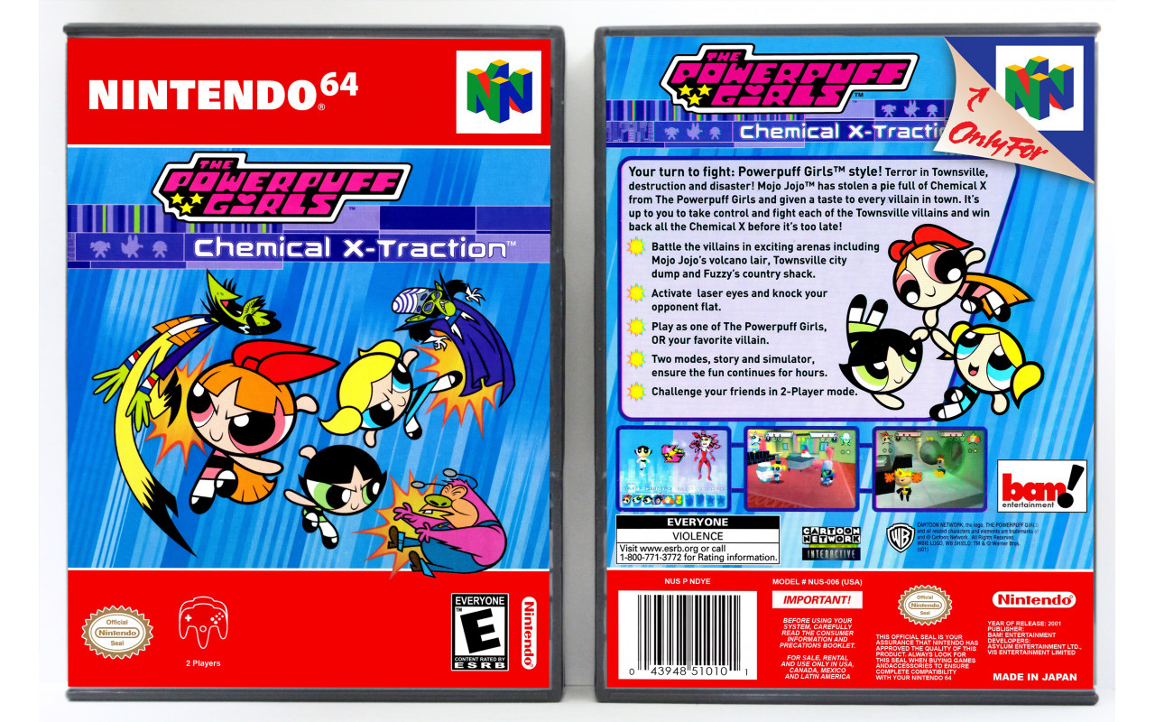 Gaming Relics - Powerpuff Girls: Chemical X-Traction
