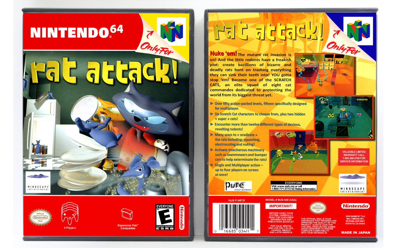 Gaming Relics - Nintendo 64 - Rat Attack