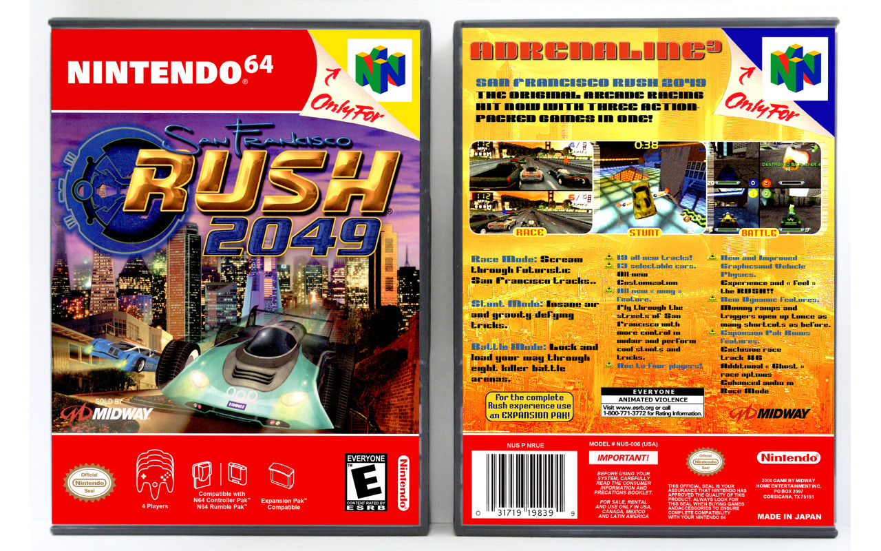 Gaming Relics - Nintendo 64 - San Francisco Rush 2049