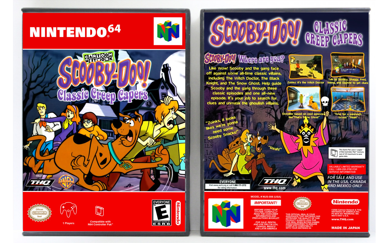 Gaming Relics - Nintendo 64 - Scooby-Doo Classic Creep Capers