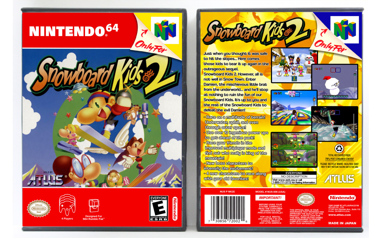 Gaming Relics - Nintendo 64 - Snowboard Kids 2