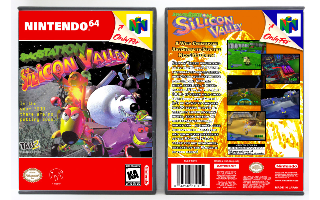 Gaming Relics - Nintendo 64 - Vertical Style - Space Station Silicon Valley