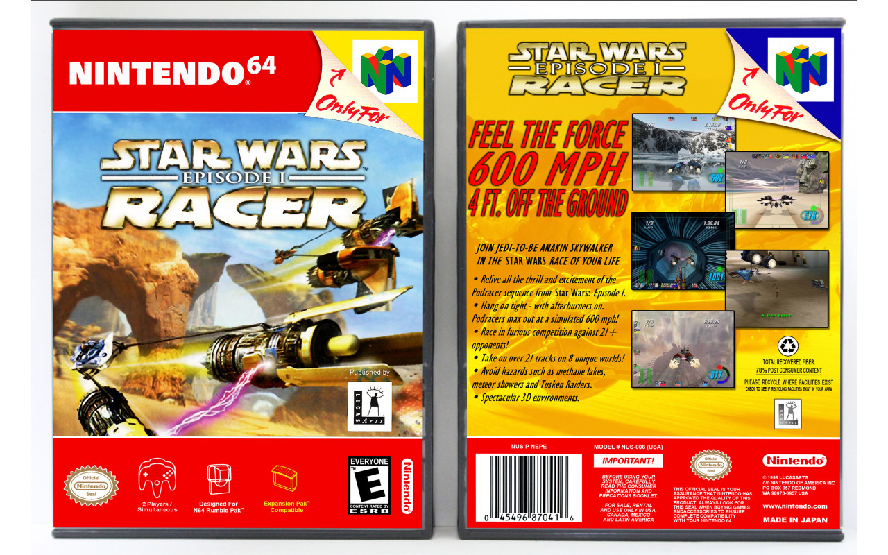 Gaming Relics - Nintendo 64 - Star Wars: Episode I Racer